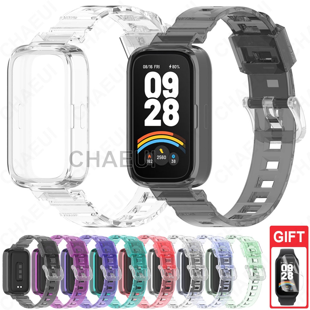 Silicone Strap Transparent Band Bracelet Replacement for Xiaomi Smart ...