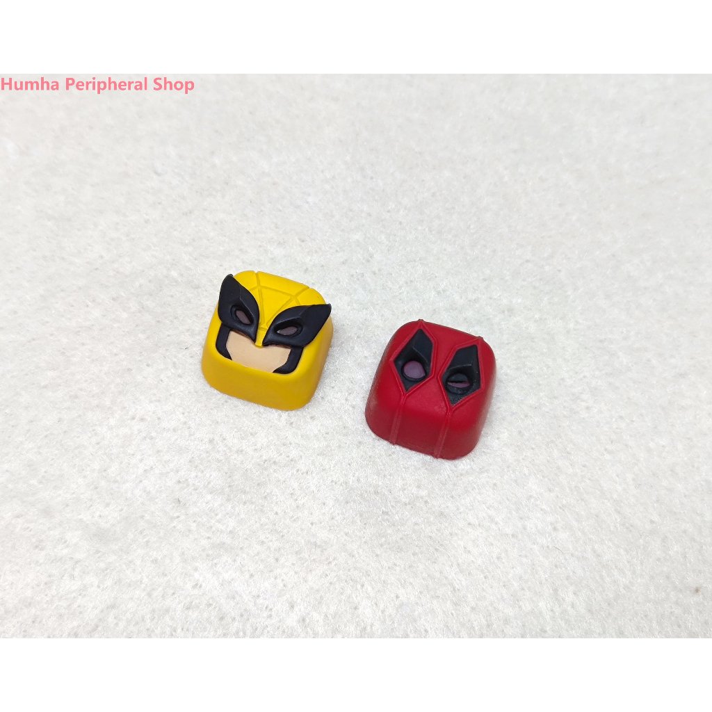 Humha artisan keycap Deadpool & Wolverine keycap Hand made Resin keycap ...