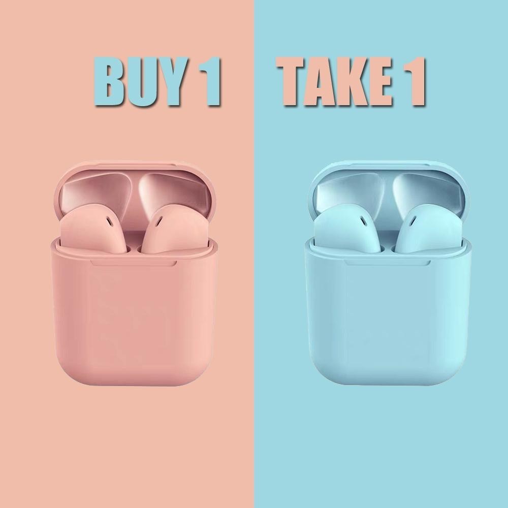 BUY 1 GET 1 Inpods 12 Wireless Bluetooth Earphones Fashion Sport ...
