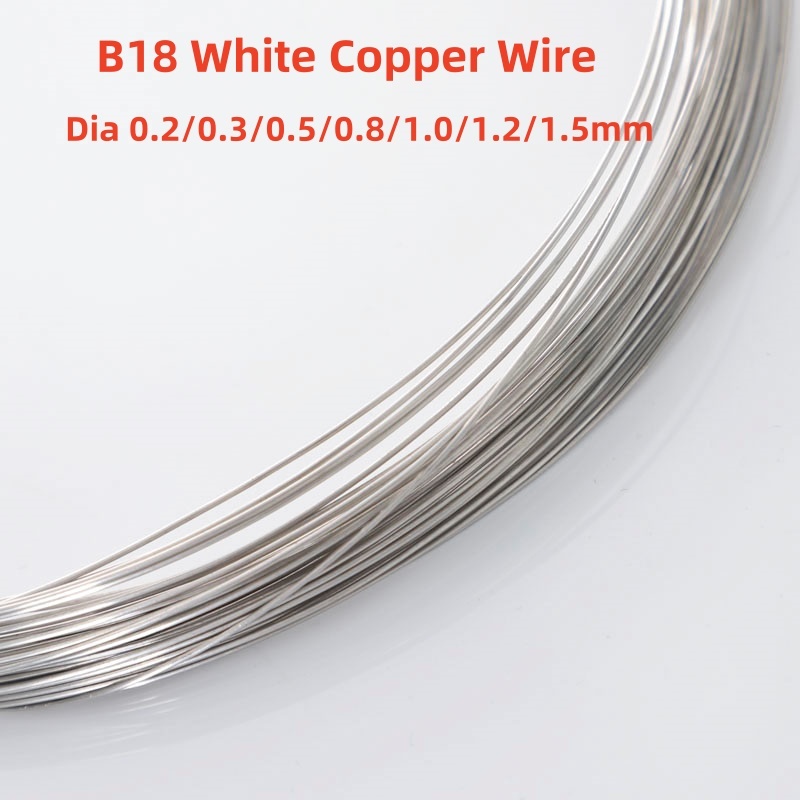 B18 white copper wire with curium porcelain inlaid copper wire 0.2/0.3 ...