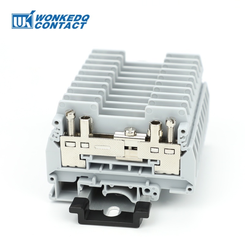 10Pcs URTK/S ERTK/S Simple Test Disconnect Terminal Block Mount on Din ...