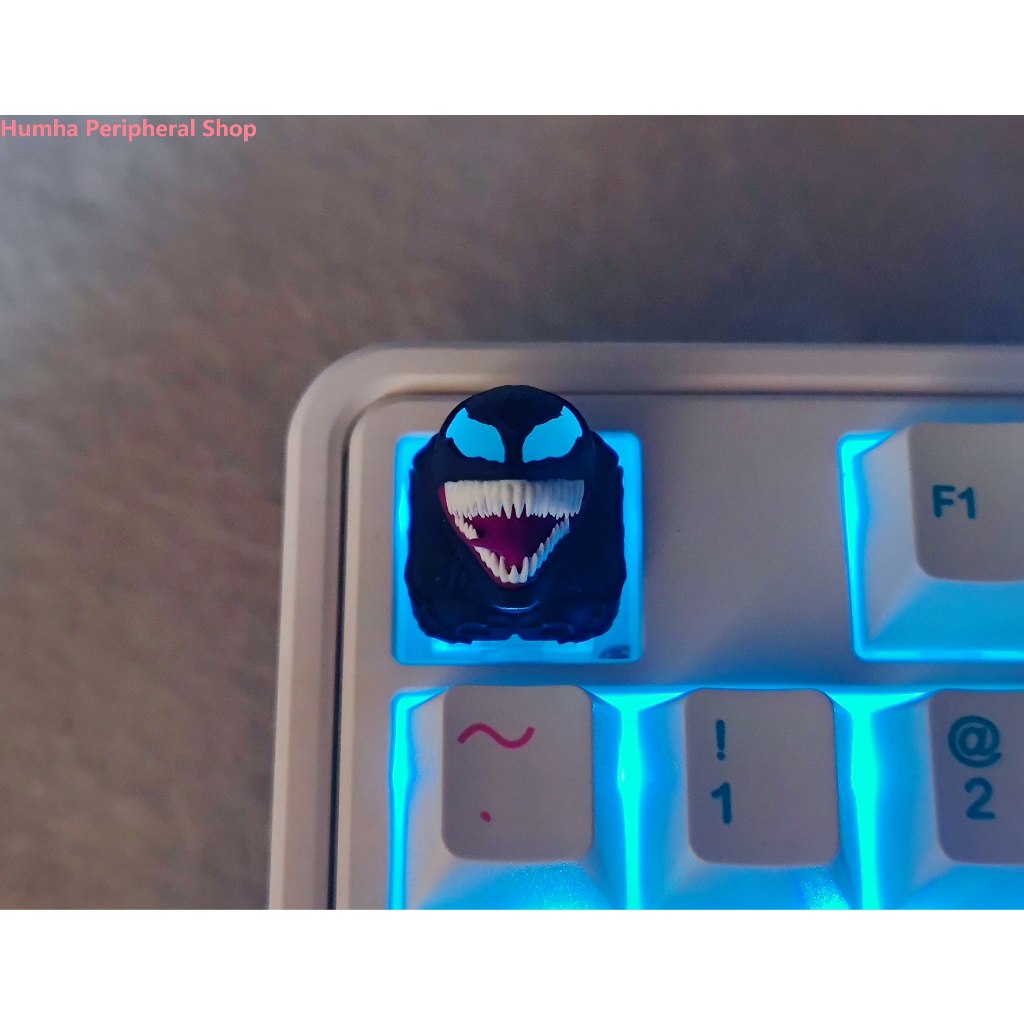 Humha artisan keycap Venom keycap Hand made Resin keycap personalized ...