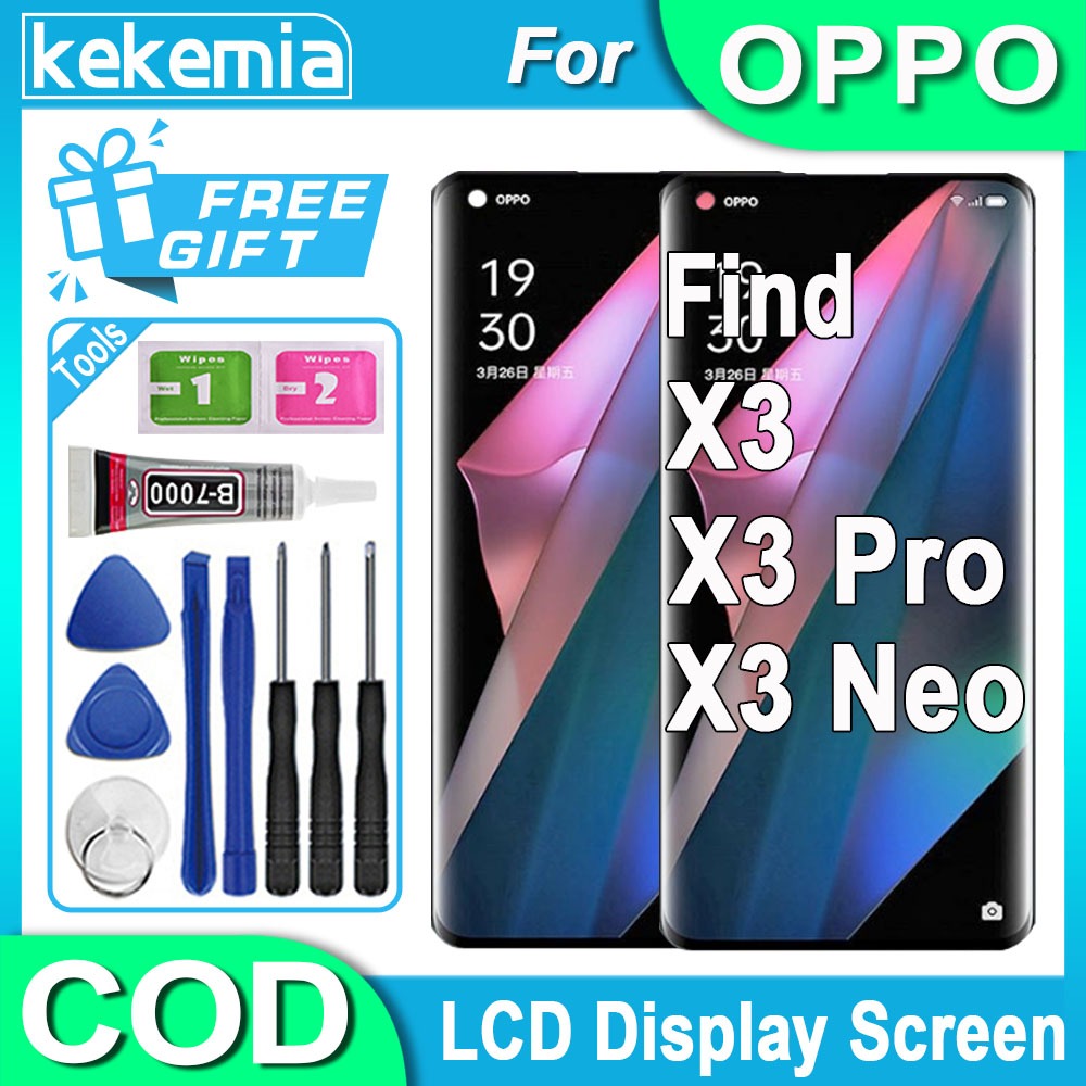Kekemia Display For OPPO Find X3 5G X3 Pro 5G X3 Neo 5G LCD Touch Screen Replacement | Shopee ...