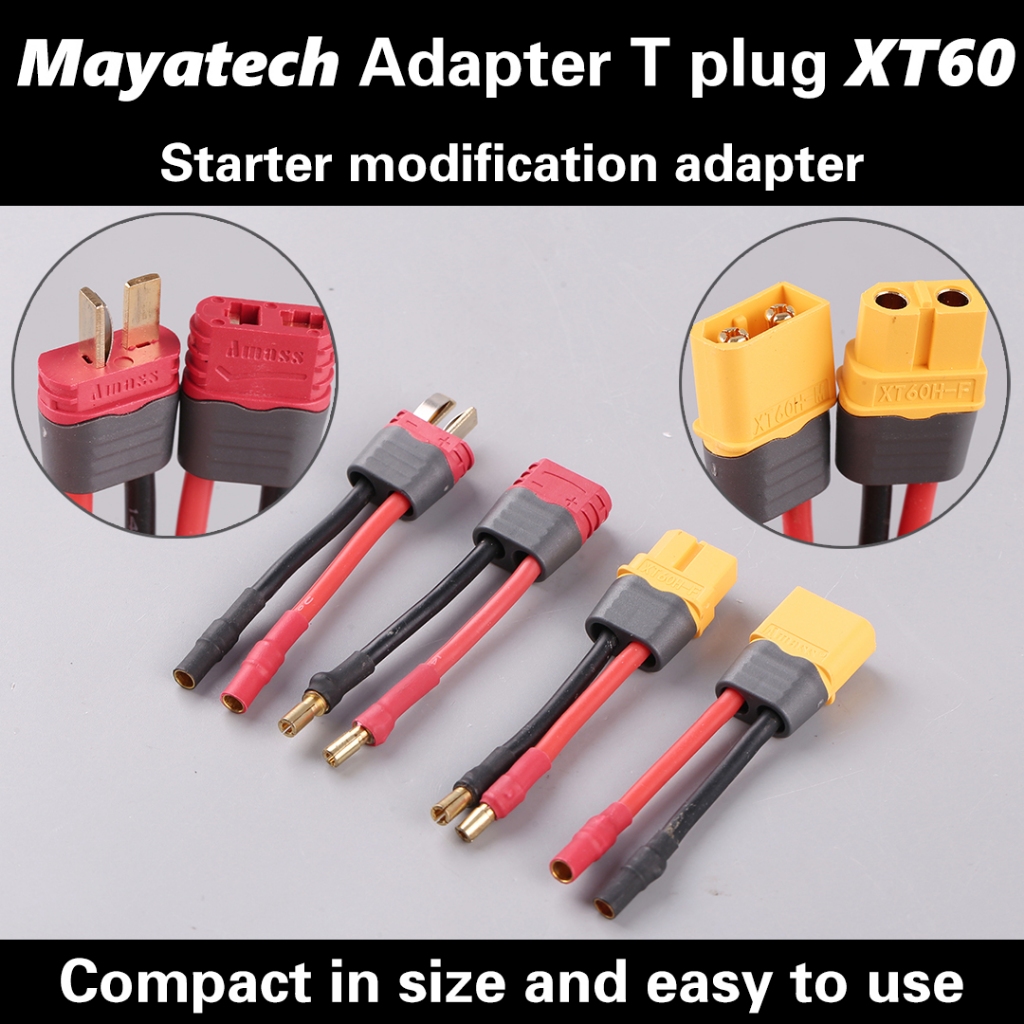 Mayatech Adapter T-plug XT60 Plug Starter Spare Parts Positive and ...