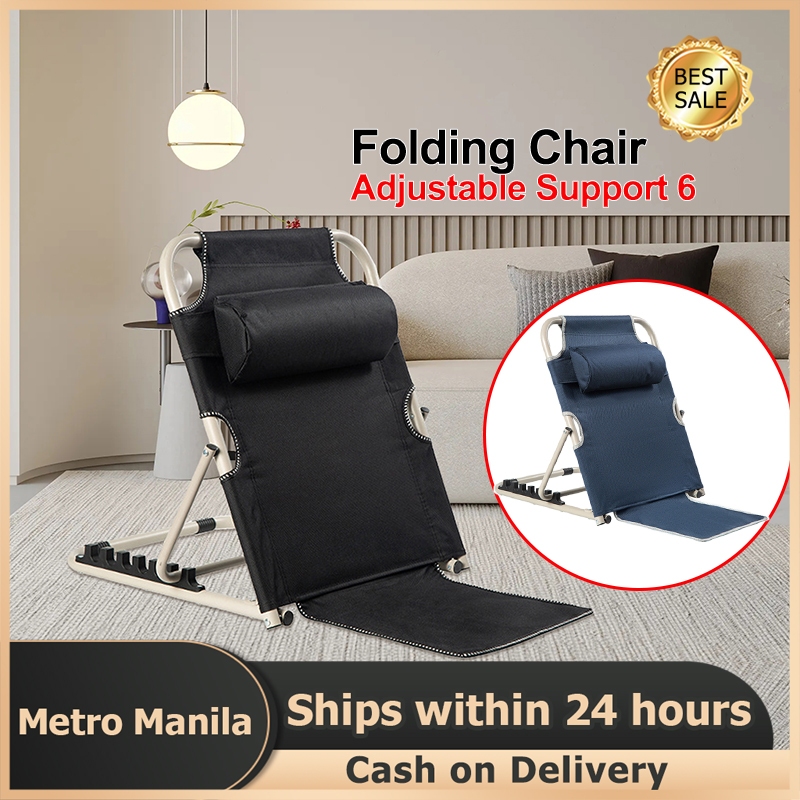 Ready Stock Portable Bed Backrest Folding Bed Backrest Adjustable Multi ...