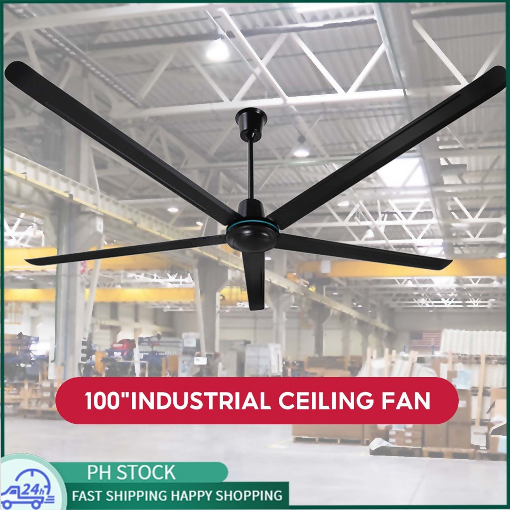 Industrial Ceiling Fan 100 Inch Heavy Duty 2.5m Super Windy And Factory ...