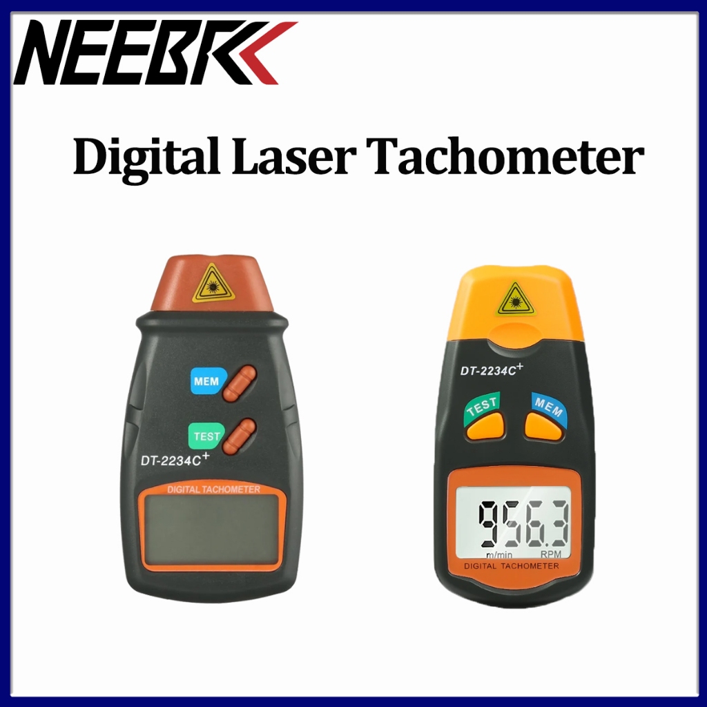 Kebidumei DT2234C+ Digital Laser Tachometer RPM Meter Non-Contact Up to ...