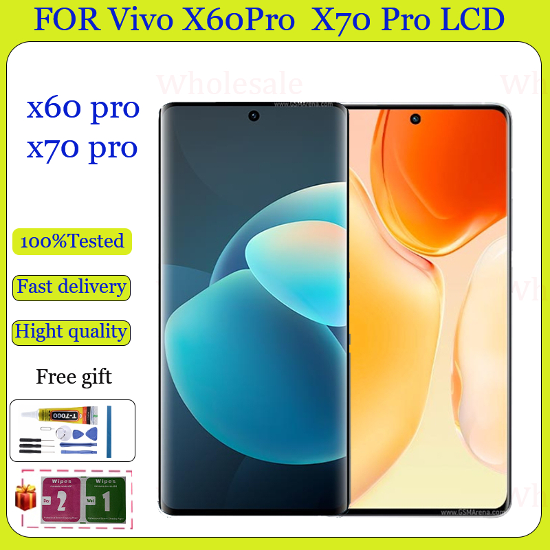 Original AMOLED For Vivo X60 Pro X70 Pro LCD Display Touch Screen With ...