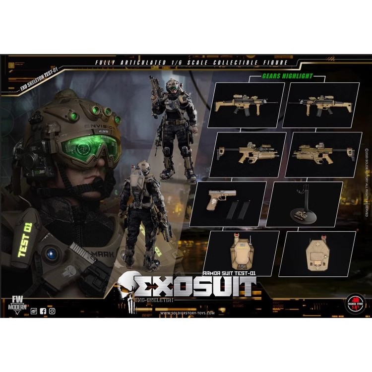 Ss122 SoldierStory Single Soldier Outer Bone Armored Suit Prototype-01 ...