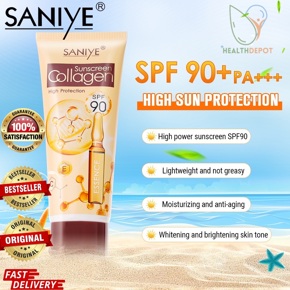 Collagen Sunscreen SPF 90+ Matte foundation HIGH SUN PROTECTION ...