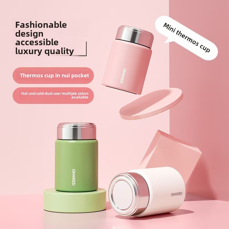 230ml Mini Stainless Steel 316 Thermal Flask Fashion Portable Pocket ...