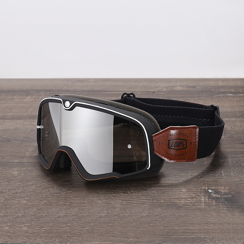 100% Barstow Vintage Motocross Goggles UV400 Motorcycle Glasses MTB ...