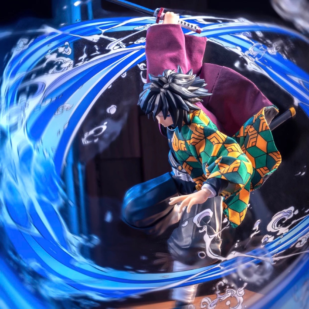 Shf Demon Slayer Blade Tomioka Giyuu Water Column Clothes Cloth Clothes ...