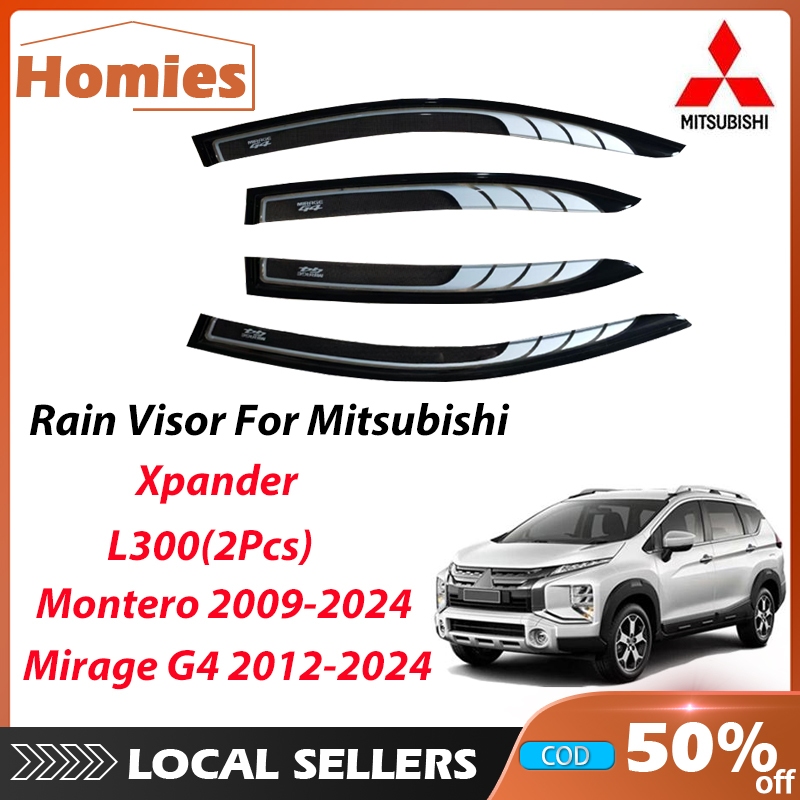 Rain Visors For Mitsubishi Mirage G4 2012-2024 Xpander Montero 2009 ...