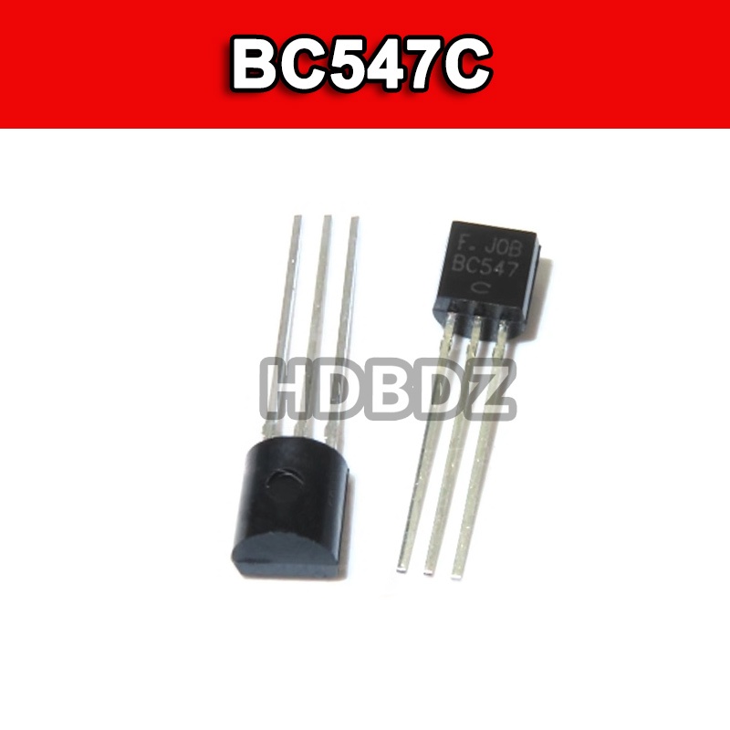 50~100pcs BC547C TO-92 BC547 Low Power Triode Transistor 0.1A 45V IC | Shopee Philippines