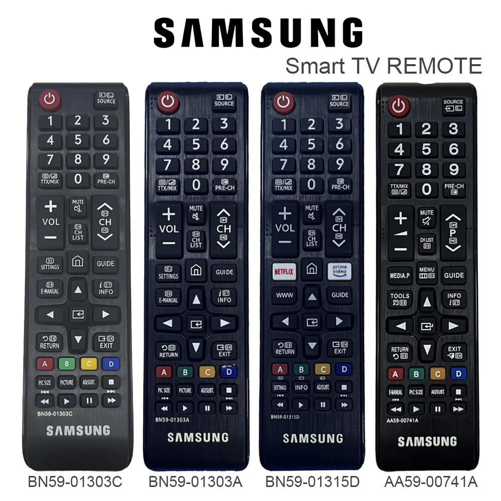 Genuine Universal Remote Control SAMSUNG LED LCD Smart TV Remote Control 4K HD NETFLIX Prime ...