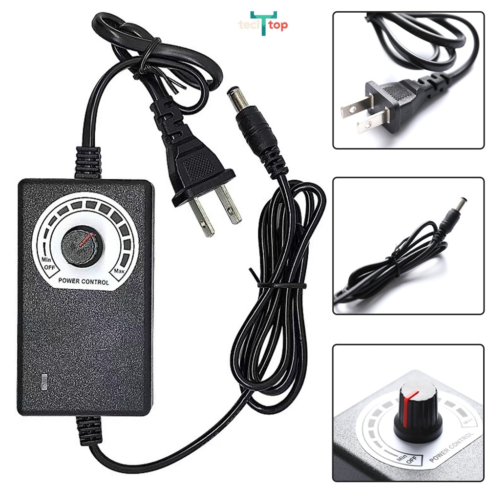 Adjustable ON/OFF Adapter 3V-12V 2A of Voltage 3V 4.5V 5V 6V 7.5V 8V 9V ...