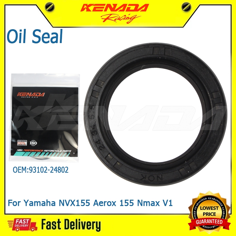 KENADA Racing For Yamaha Genuine Pulley Side Oil Seal 93102-24802 AEROX V1 V2 NMAX V2 | Shopee ...