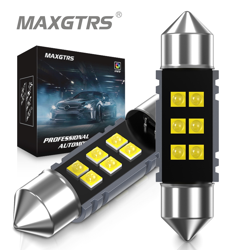 MAXGTRS Super Bright Car Festoon C5W C10W Led Chip 30W Bulb Canbus Error Free Lamp Interior Dome ...