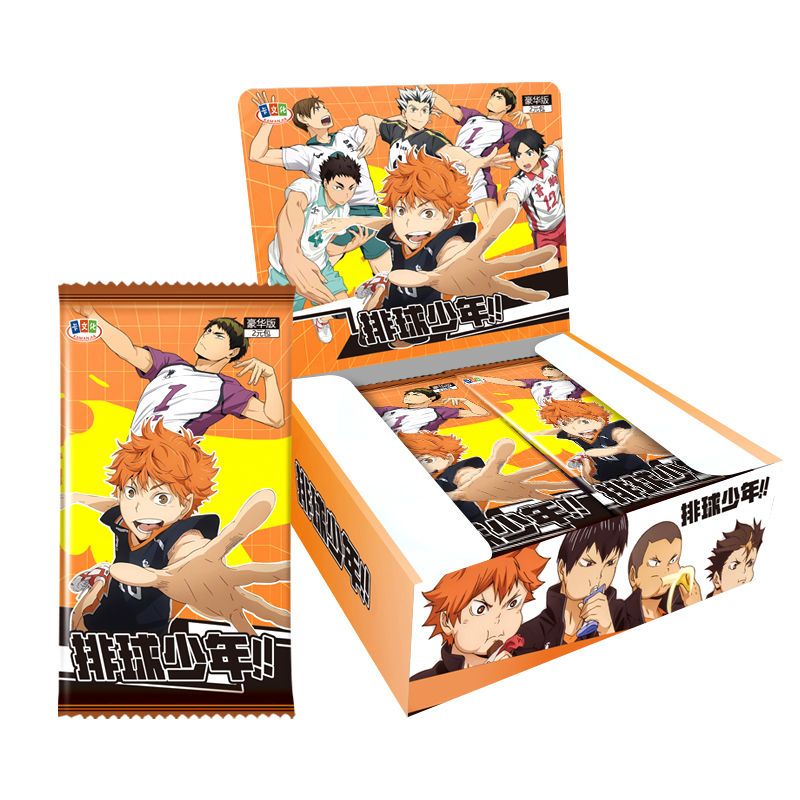 Haikyuu!! Series Collectible Cards Blind Box Anime Trading Card Set 30 ...