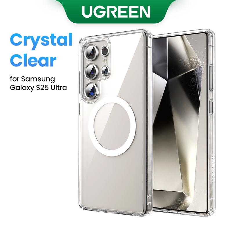 UGREEN Magnetic Clear Case For Samsung Galaxy S25 Ultra Shockproof ...
