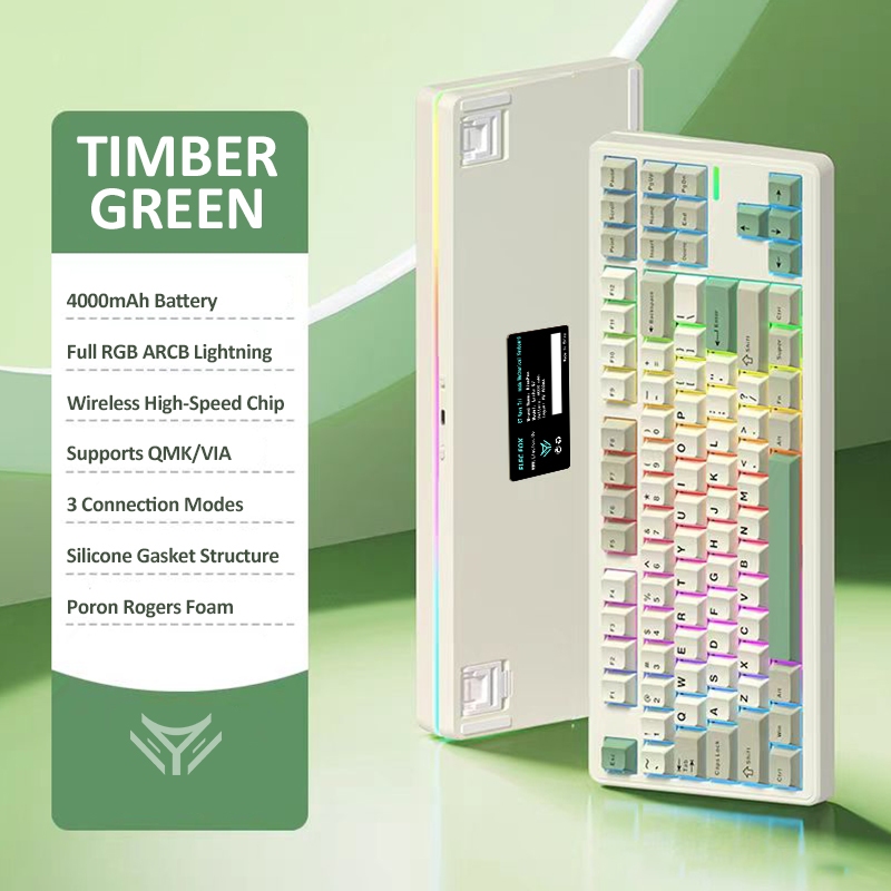 ElecFox LINKY 87 TKL Customized Mechanical Keyboard 87 Keys Wired ...