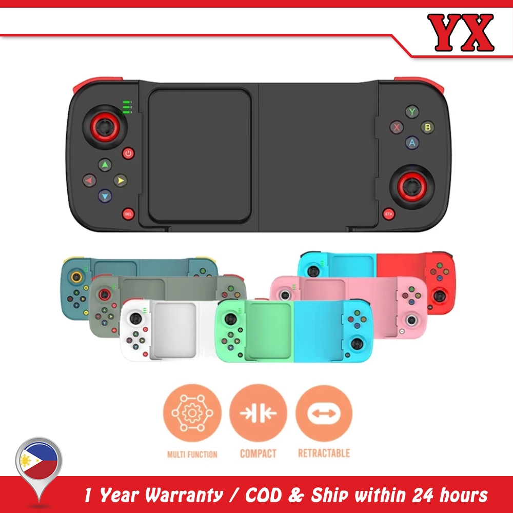 D3 Wireless Bluetooth 5.0 Gamepad Telescopic Gaming Controller For ...