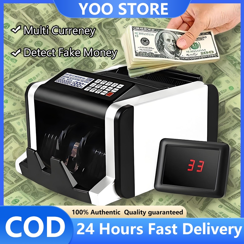 Automatic Money Bill Counter Machine With UV MG IR With LCD Display ...