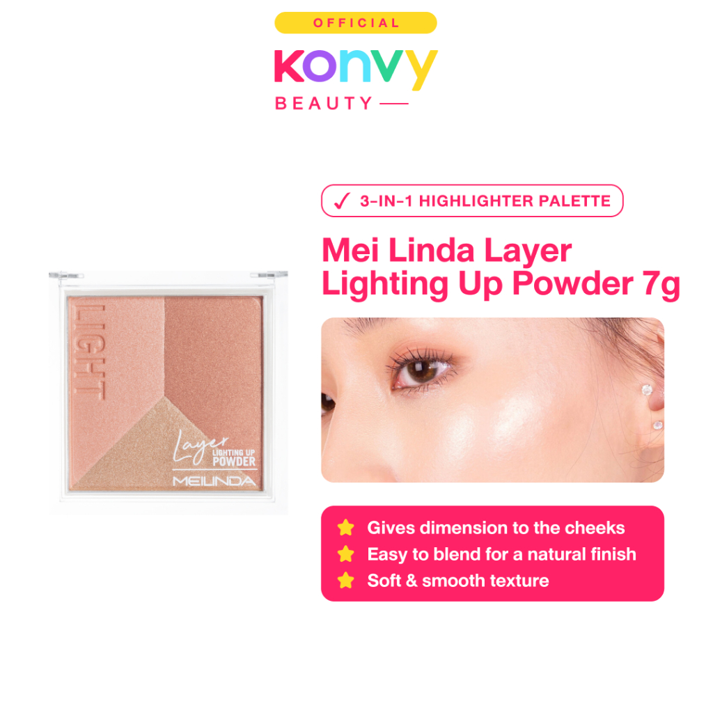 Mei Linda Layer Lighting Up Powder 7g | Shopee Philippines