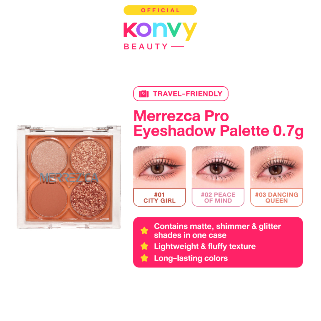 Merrezca Pro Eyeshadow Palette 0.7g | Shopee Philippines