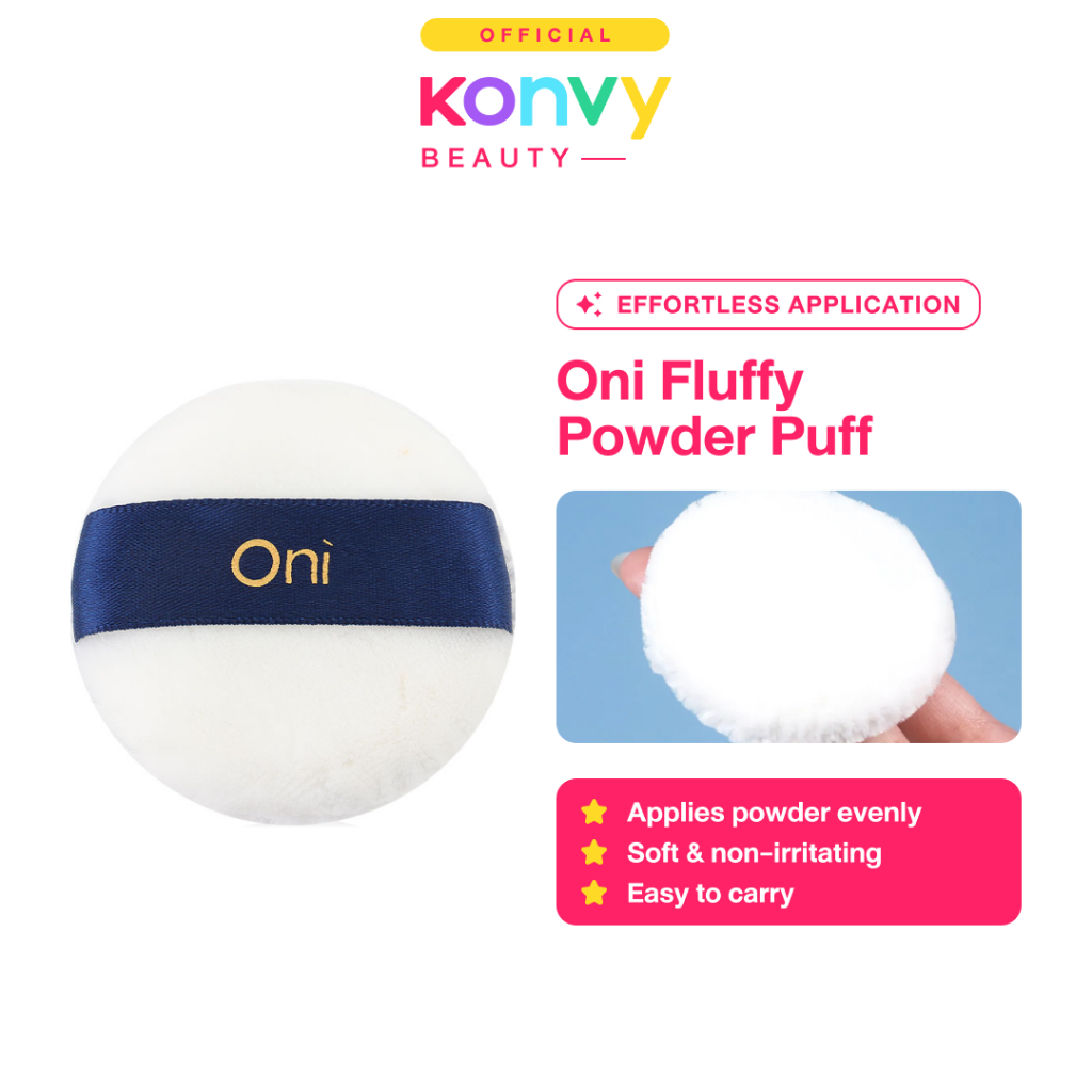 Oni Fluffy Powder Puff (Powder Foundation, Setting Powder, Powder Puff, Beauty Blender) | Shopee ...