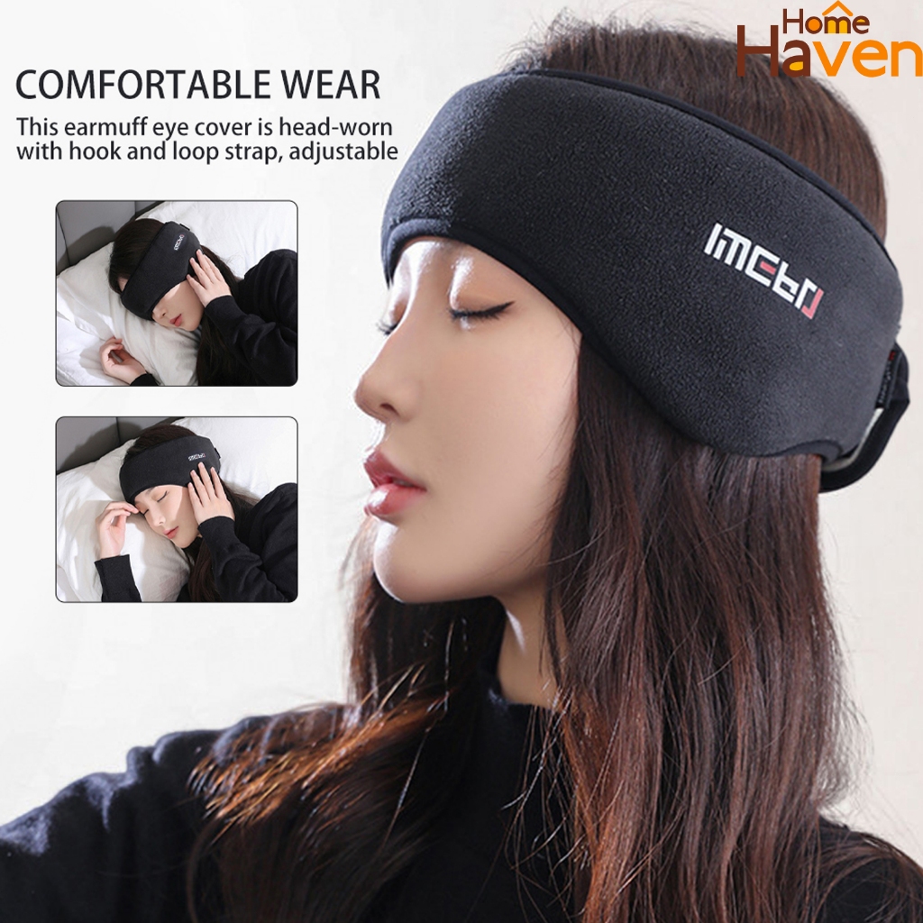 Earmuff Sleep Eye Cover Soundproof Earmuff Eye Hurm Set Noise ...