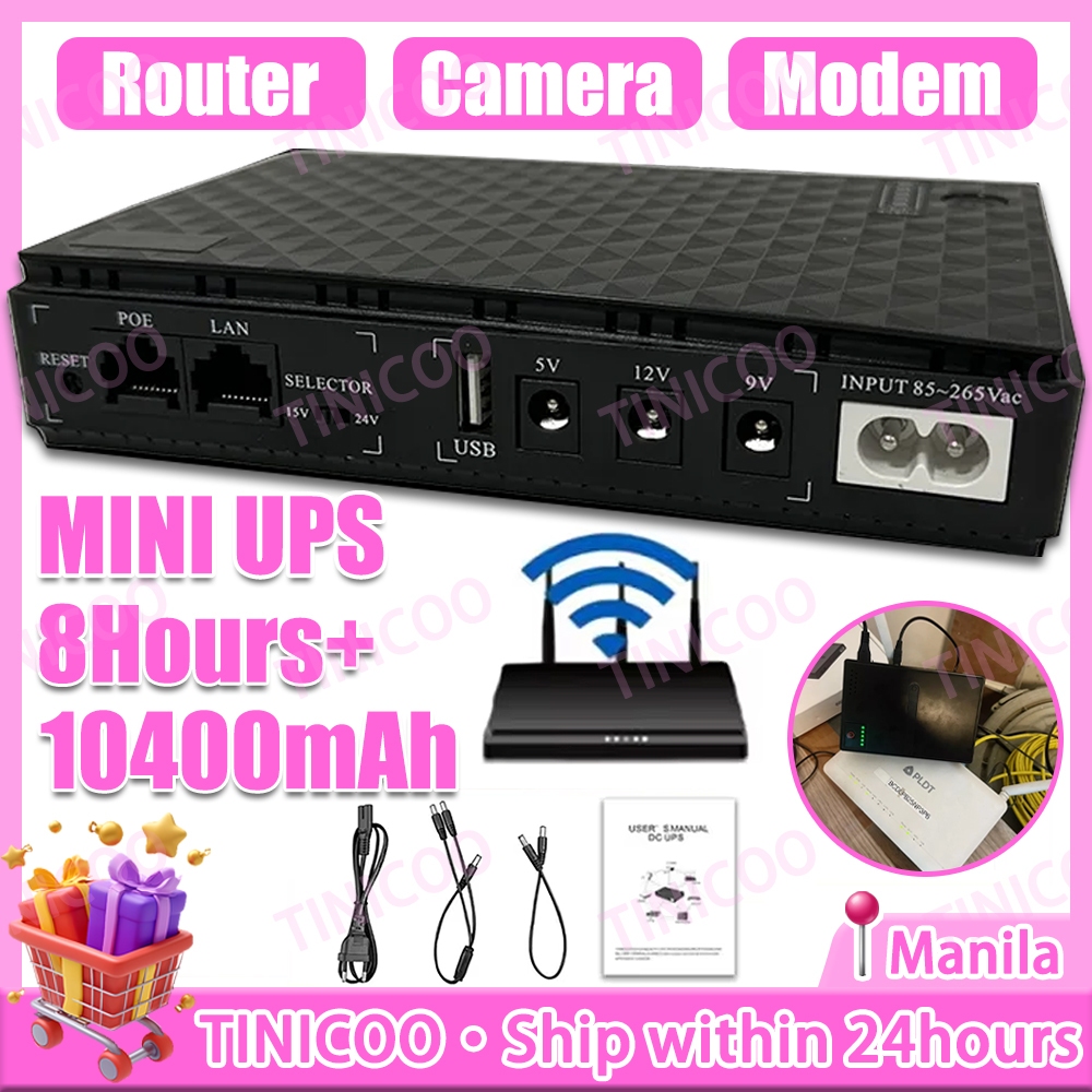 UPS Power Supply UPS for Wifi Router UPS Power Supply for Wifi Wifi UPS ...
