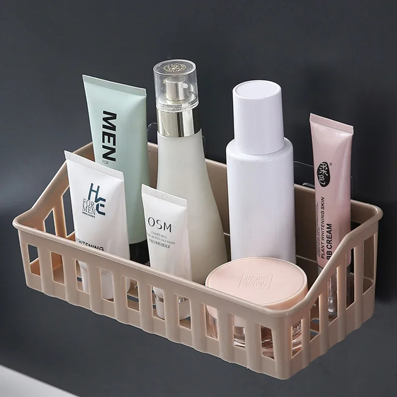 Bathroom Shelf Makeup Storage Organizer Shampoo Rack Shower Shelf ...