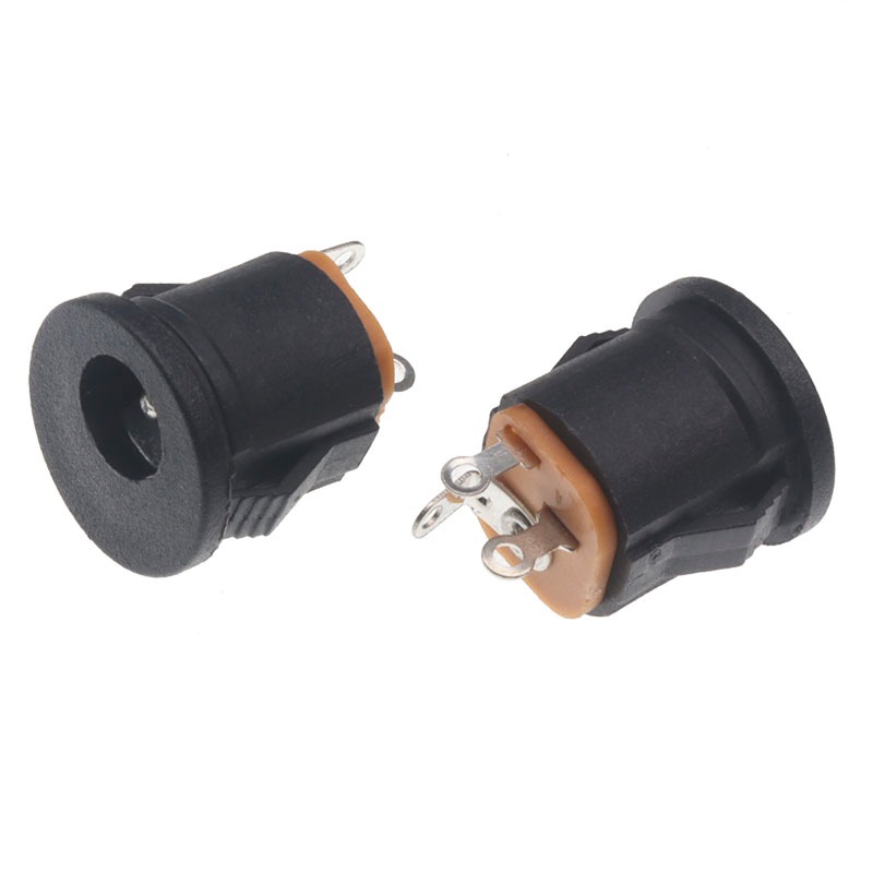 10Pcs DC-022 K 5.5x2.1mm DC Power Socket Plug Jack DC Connectors Round ...