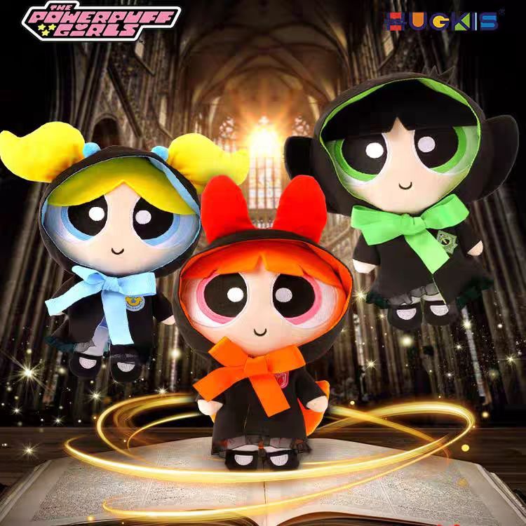 Genuine Hugkis Powerpuff Girls College Dress Up Plush Toy Bubble Magic ...