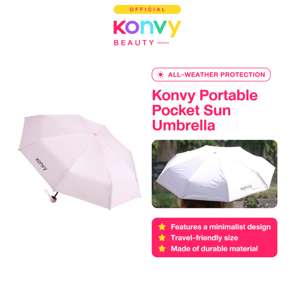 Konvy Portable Pocket Sun Umbrella (Foldable Umbrella, Anti-UV ...