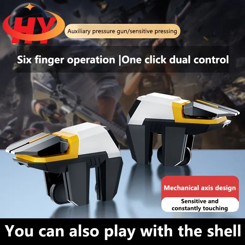 【Six fingers hand game artifact】HY DY11 Trigger Controller Gamepad ...
