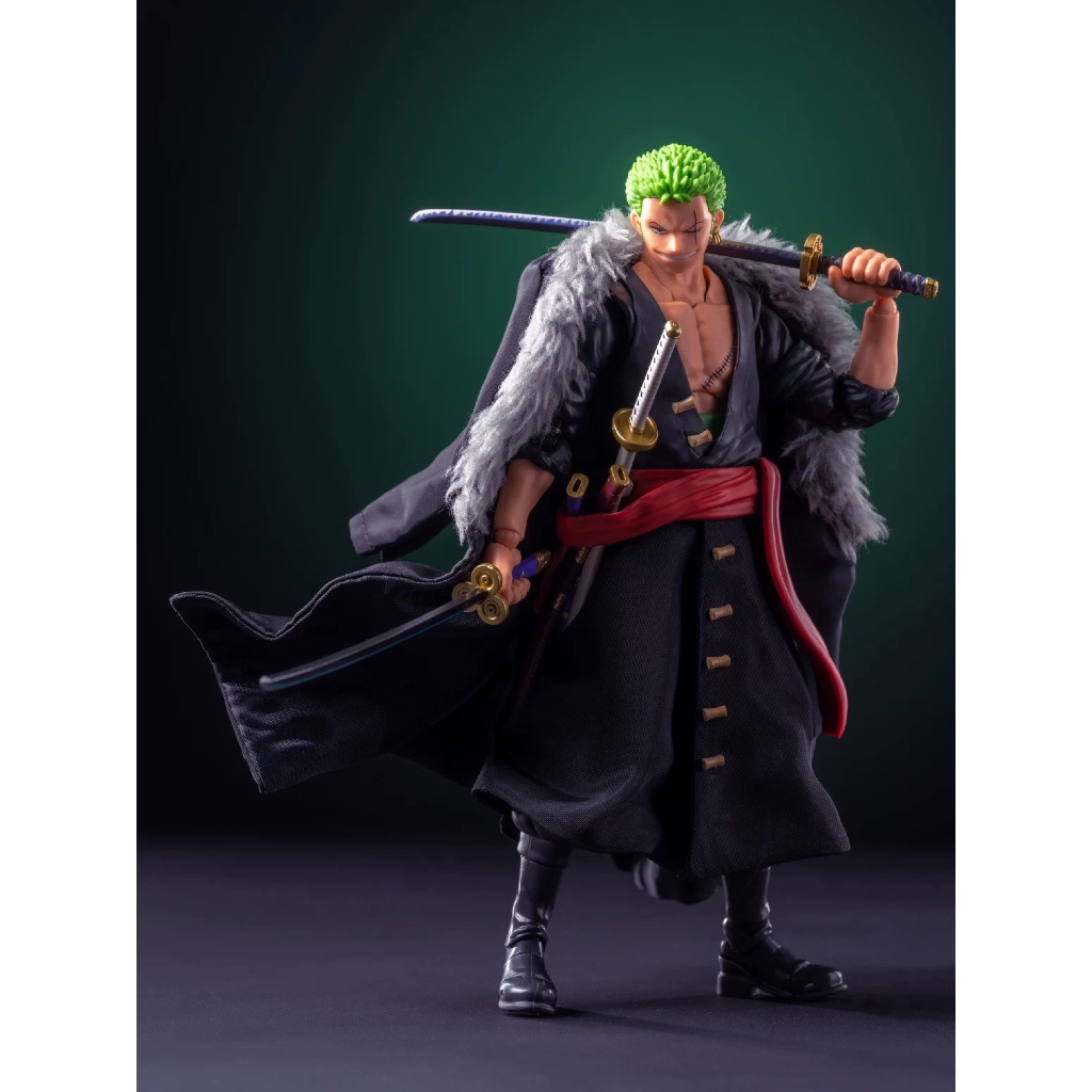 Bandai shf One Piece Zoro Cloth Clothes Coat Cloak Cloak 1/12 Character ...
