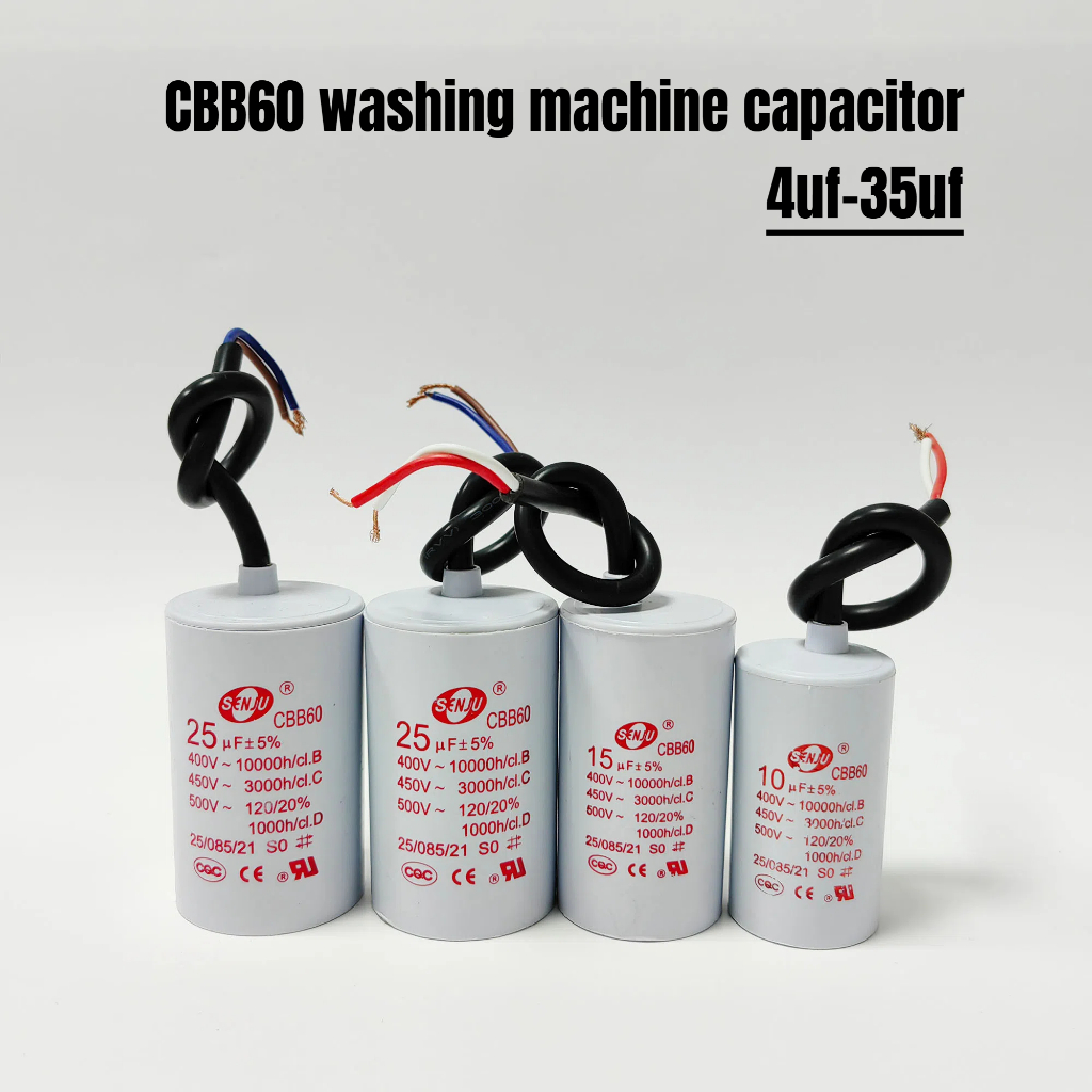 Cbb60 Washing Machine Starter Water Pump Running Capacitor 400V/450V ...