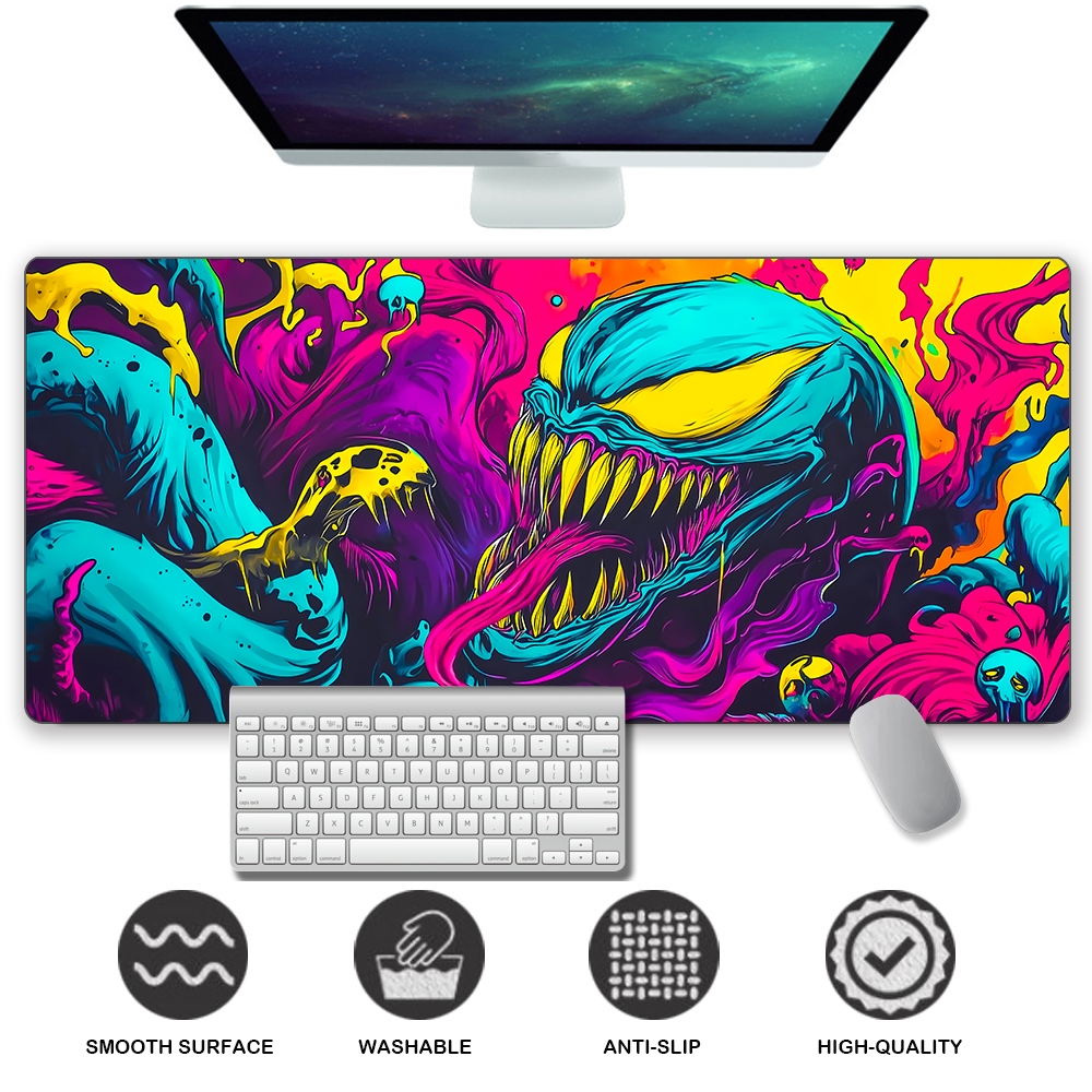 Symbiote Gaming Desk Mat, Super Hero Mouse Pad, Villain Mouse Pad ...
