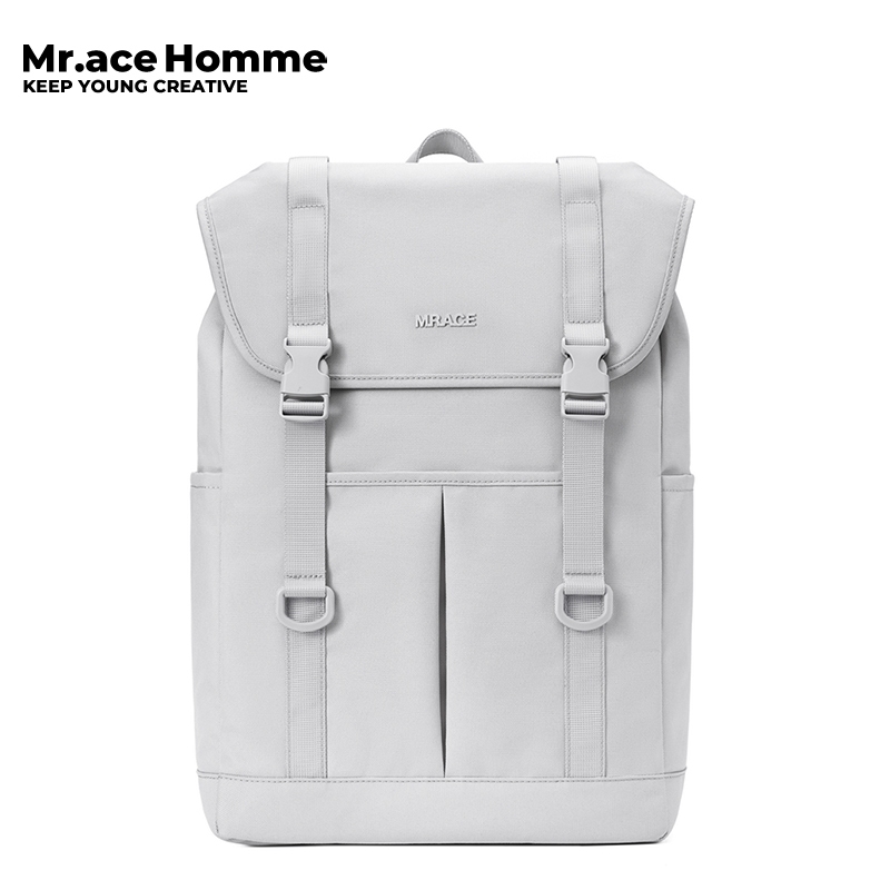 Mr.ace Homme 2741 Pure Color Series Laptop Backpack Waterproof Bag ...