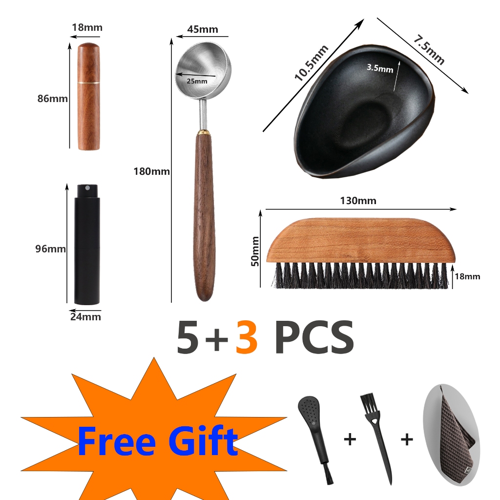 5+3PCS coffee equipment tools coffee accessories set barista tools ...