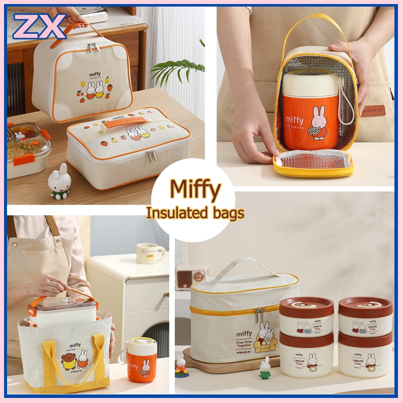 Miffy Thermal Bag Lunch Box Insulated Bag Canvas Bag | Shopee Philippines