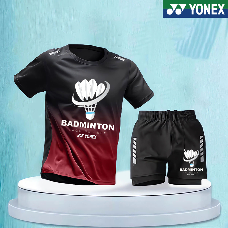Yonex Shirt Yonex Shorts new badminton sportswear men and women fast ...