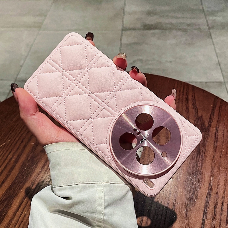 For Vivo X200 Pro Mini, X200,X100 Pro, X100s, X100 Ultra Case ELVEV Luxury Diamond Pattern PU ...