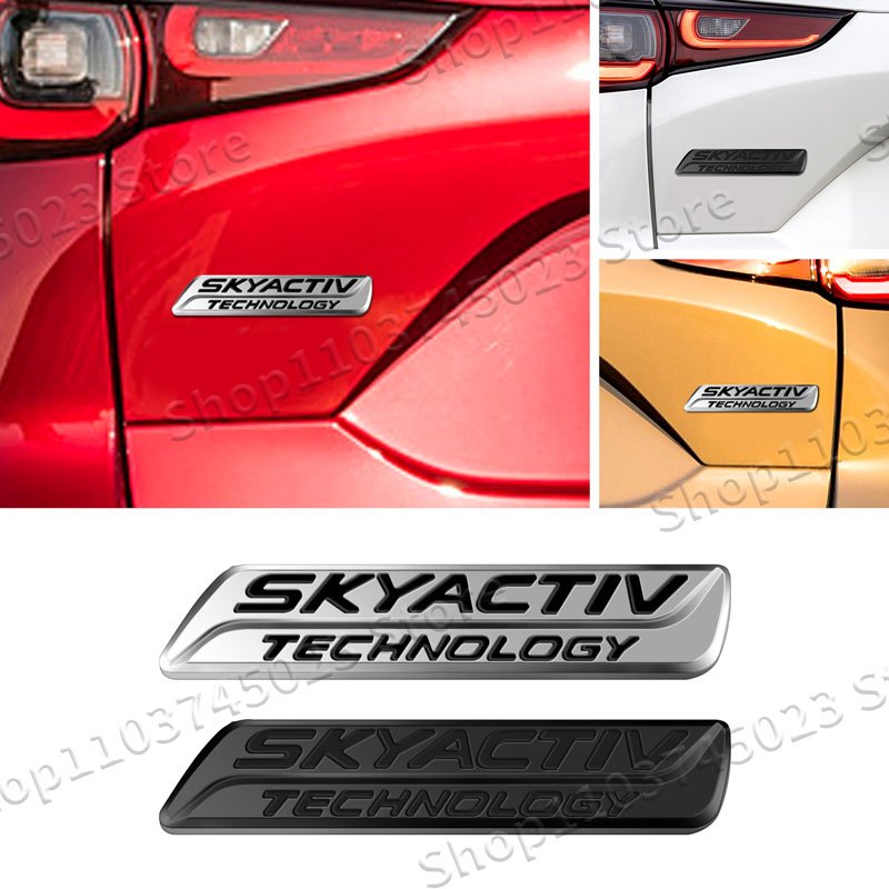 Car ABS SKYACTIV Technology Logo Sticker Auto Rear Tailgate Trunk Badge ...