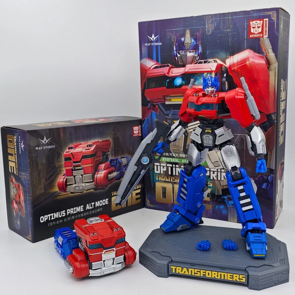 Hasbro WAY STUDIO Transformers One Optimus Prime Orion Pax Fianal From ALT MODE Truck Model Toy ...