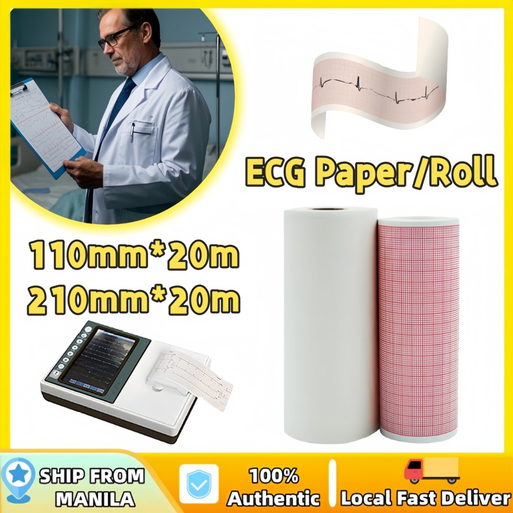 ECG Paper/ECG Thermal Recording Paper Roll For ECG Machine -1 ROLL ...