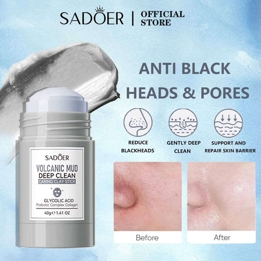 SADOER Alaska Volcano Pore Clay Mask Stick Anti Black Heads Minimize ...
